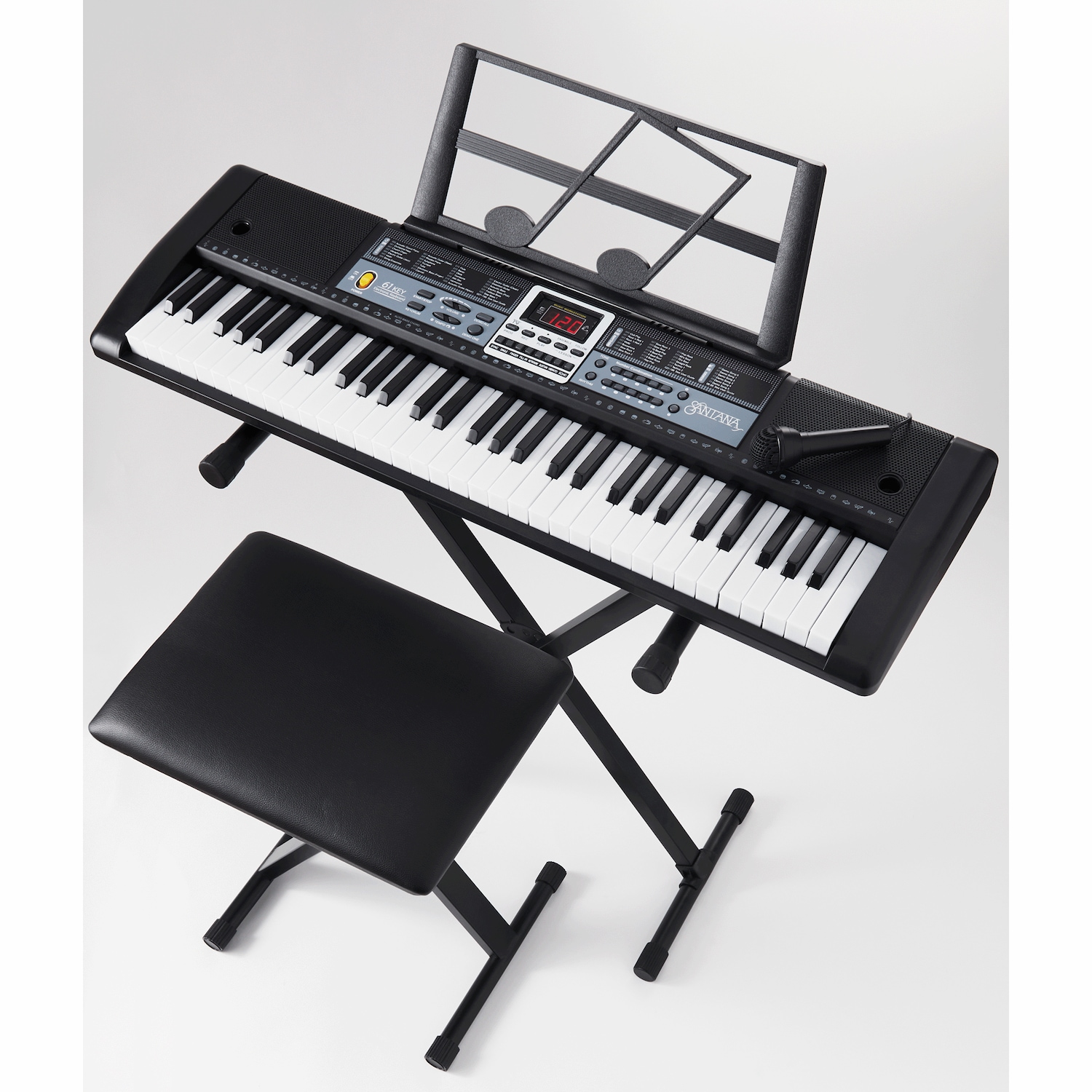 61-Key Electronic Keyboard with Seat & Stand | Ginny's