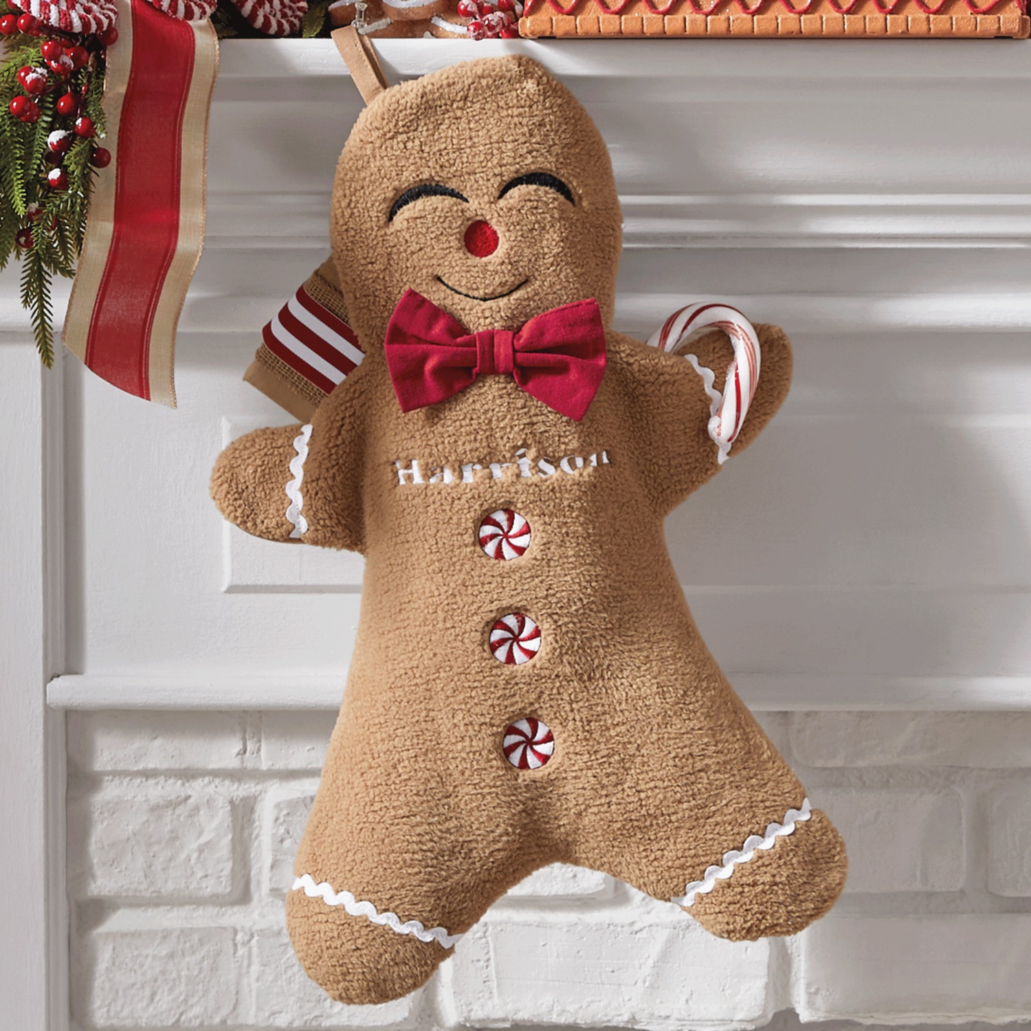 Gingerbread Stuffer Stocking | Ginny's