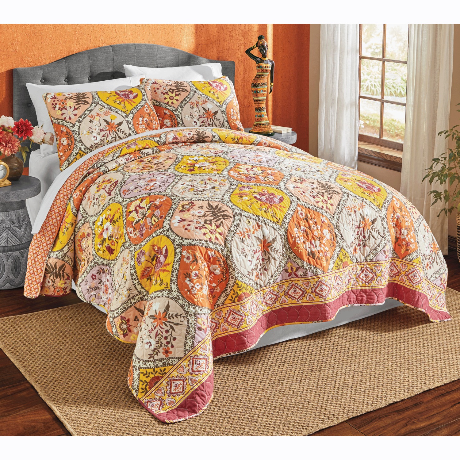 Bohemian Flower Sham | Ginny's