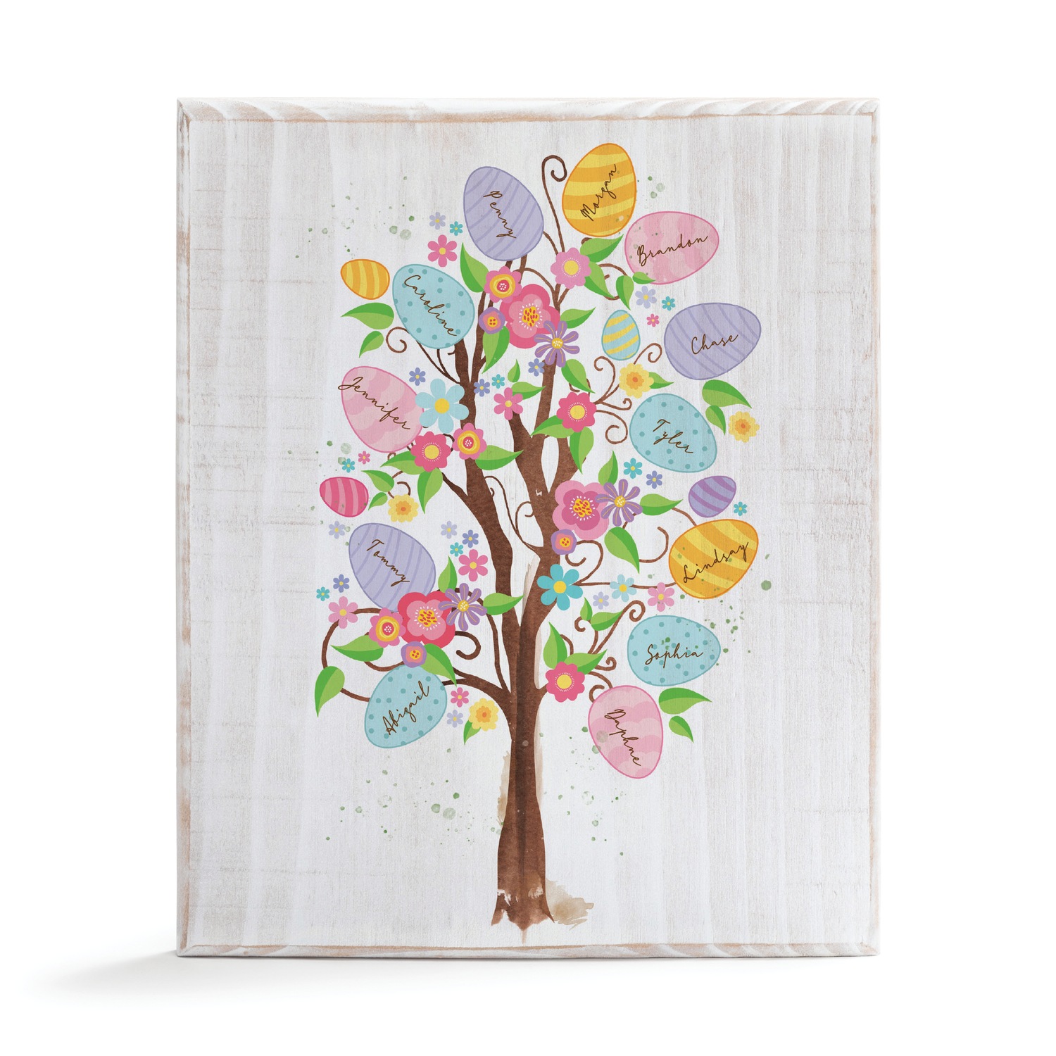 Personalized Easter Egg Tree Wall Art | Ginny's