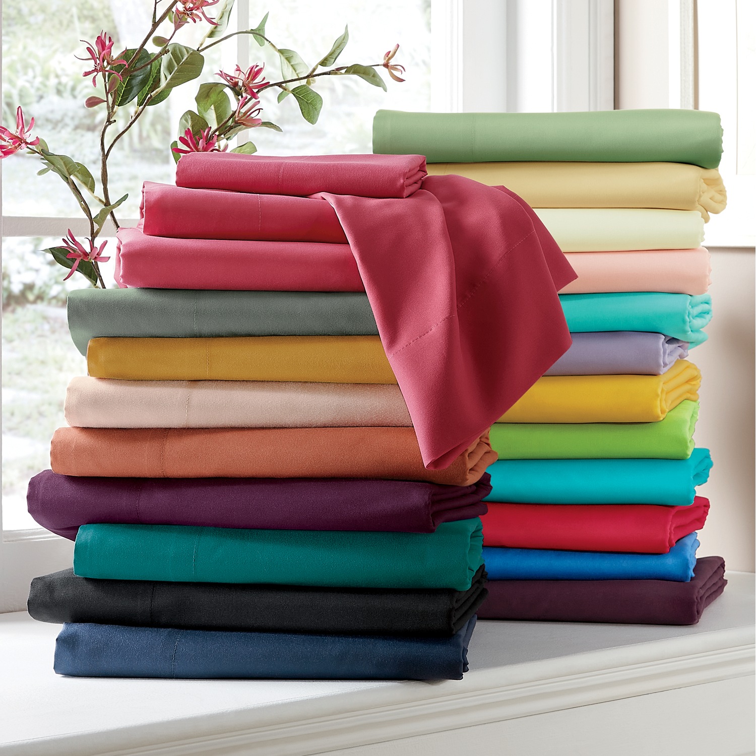 Color Connection Microfiber Sheet Set | Ginny's