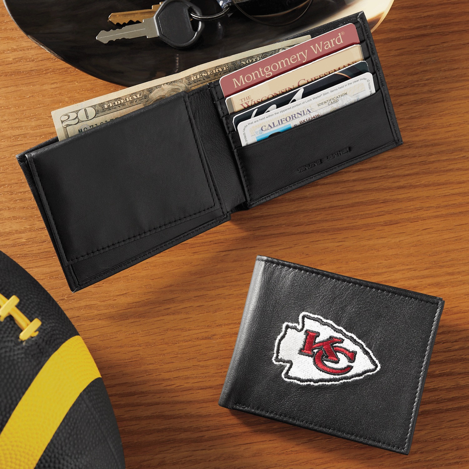 NFL Leather Bifold Wallet | Ginny's