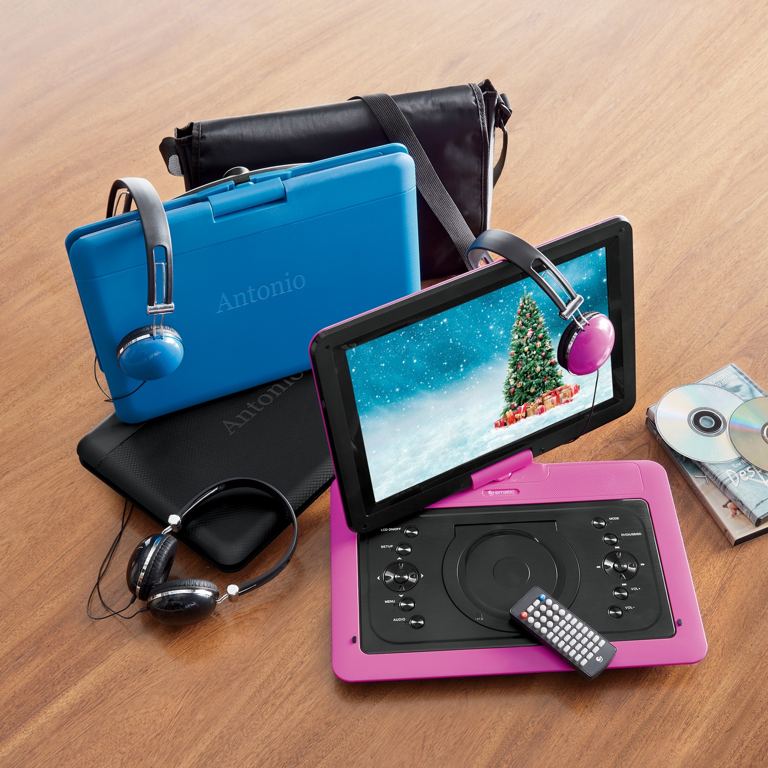 14.1" Portable DVD Player with Headphones | Ginny's