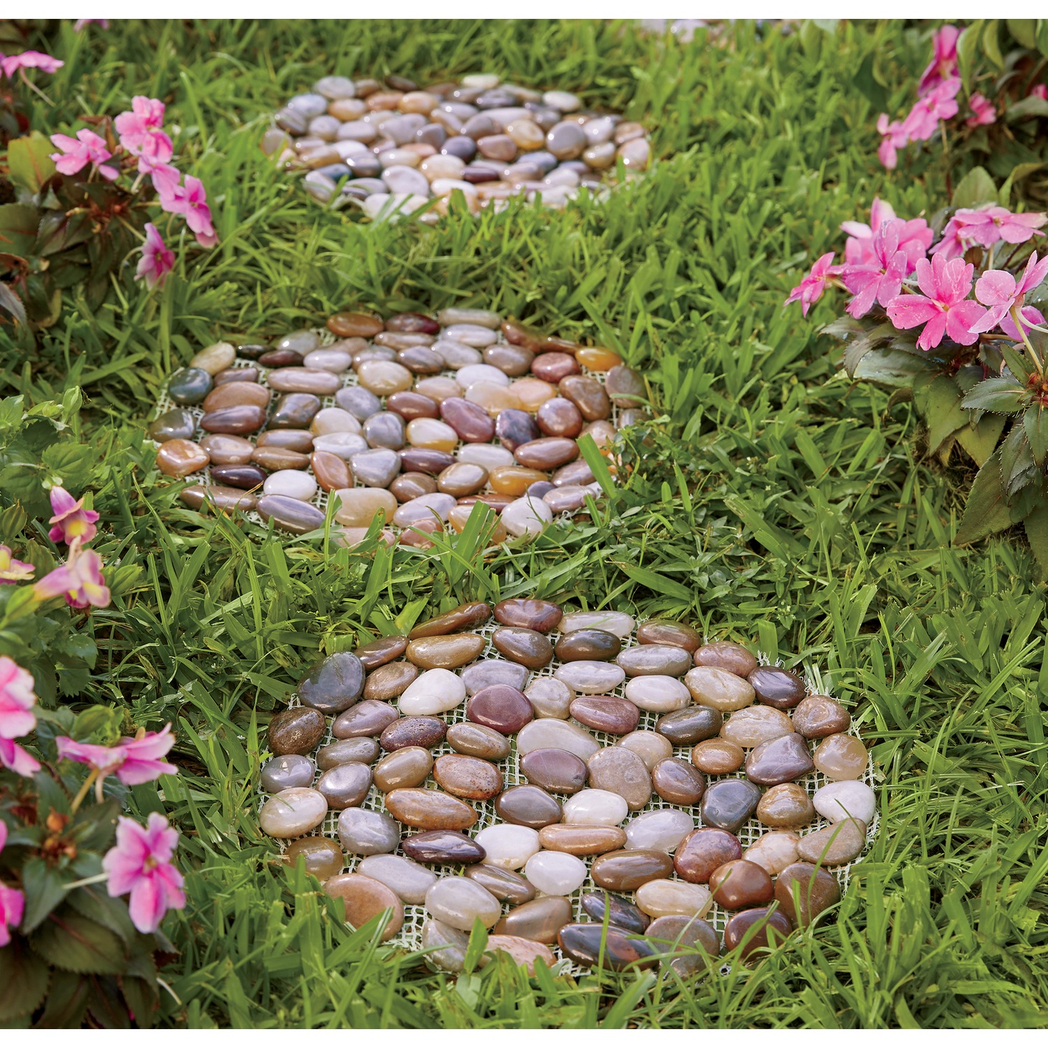 Set of 3 Pebble Stepping Stones | Ginny's