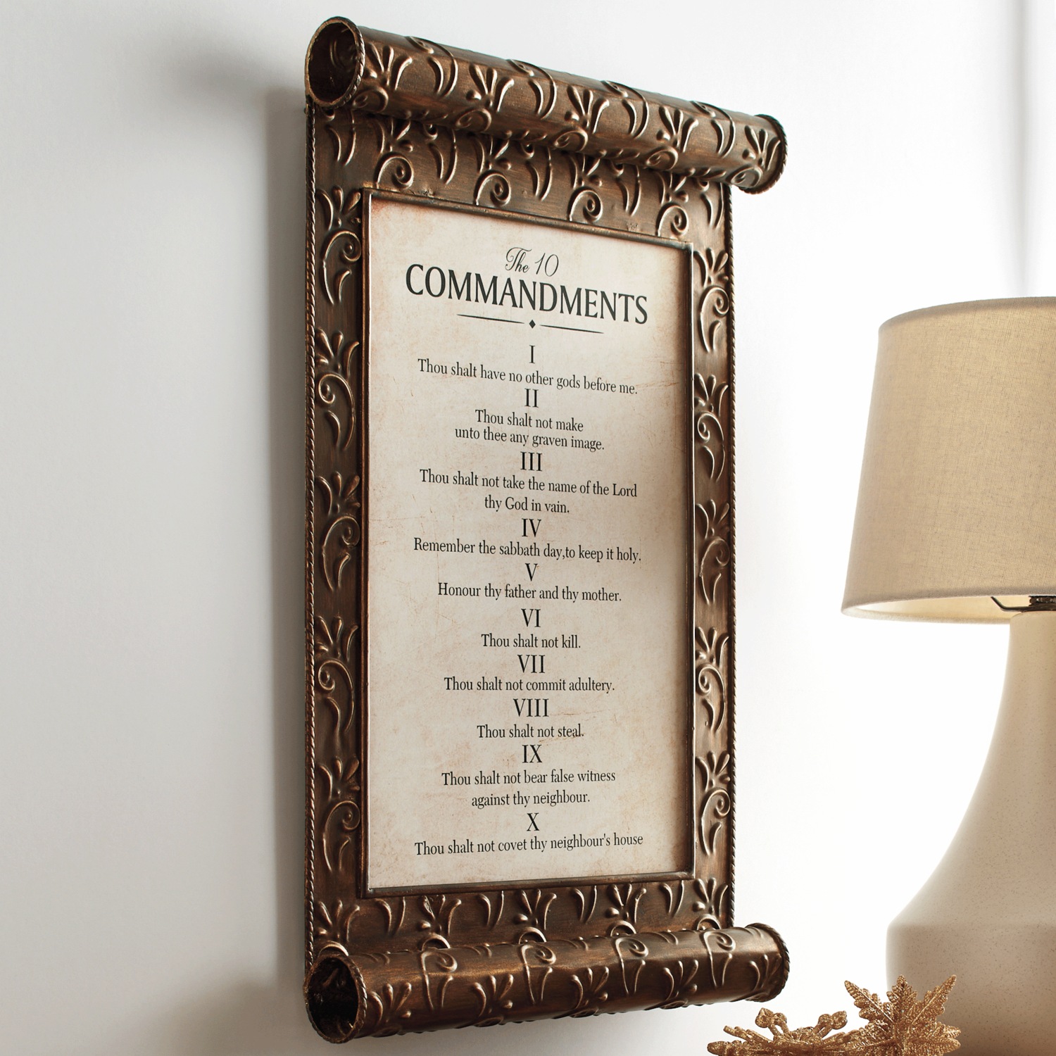 Ten Commandments Wall Plaque | Ginny's