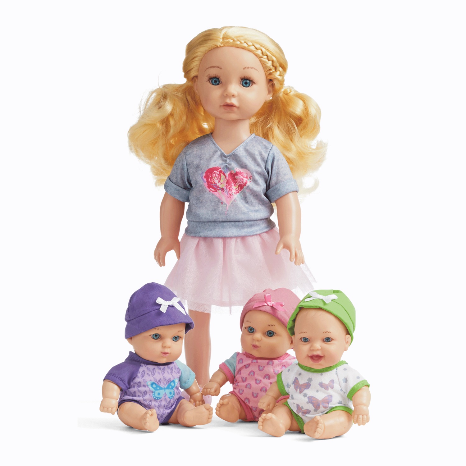 Busy Babysitter Doll and 3 Baby Dolls | Ginny's