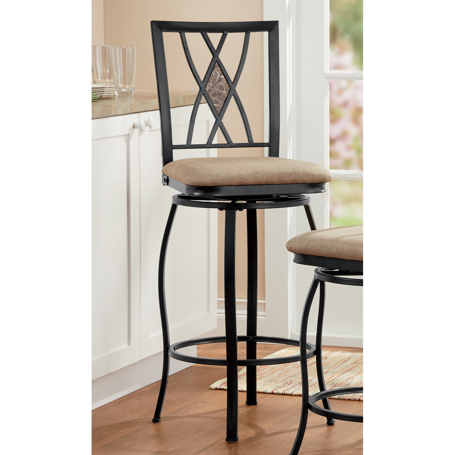 Diamond-Back Bar Stool | Ginny's