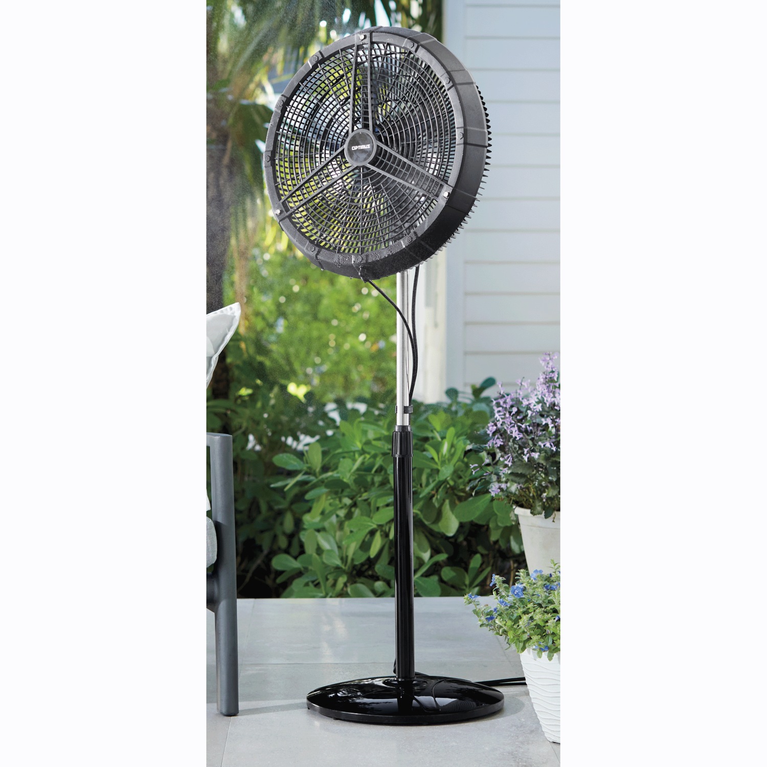 Optimus 18" Outdoor Oscillating Misting Stand Fan | Ginny's
