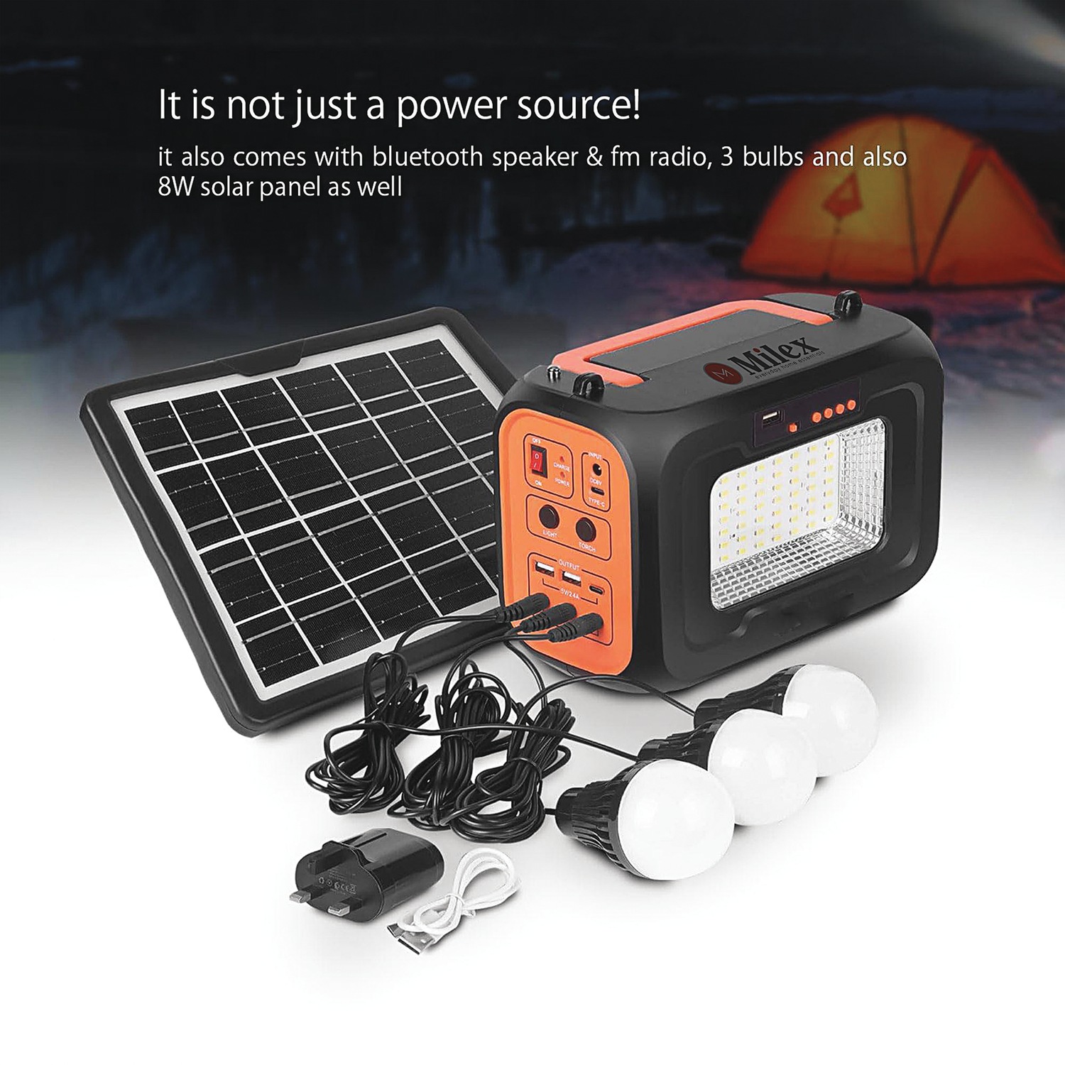 Insta Solar Power Station with Solar Panel | Ginny's