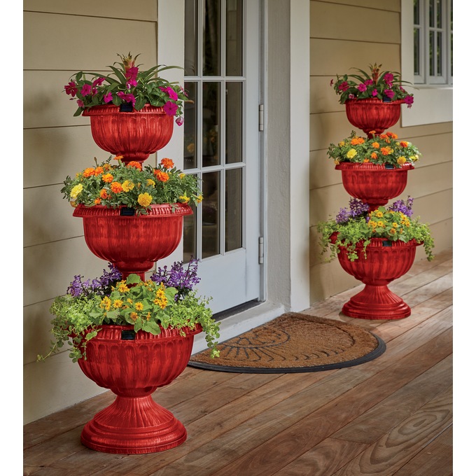 Solar Tiered Planter | Ginny's