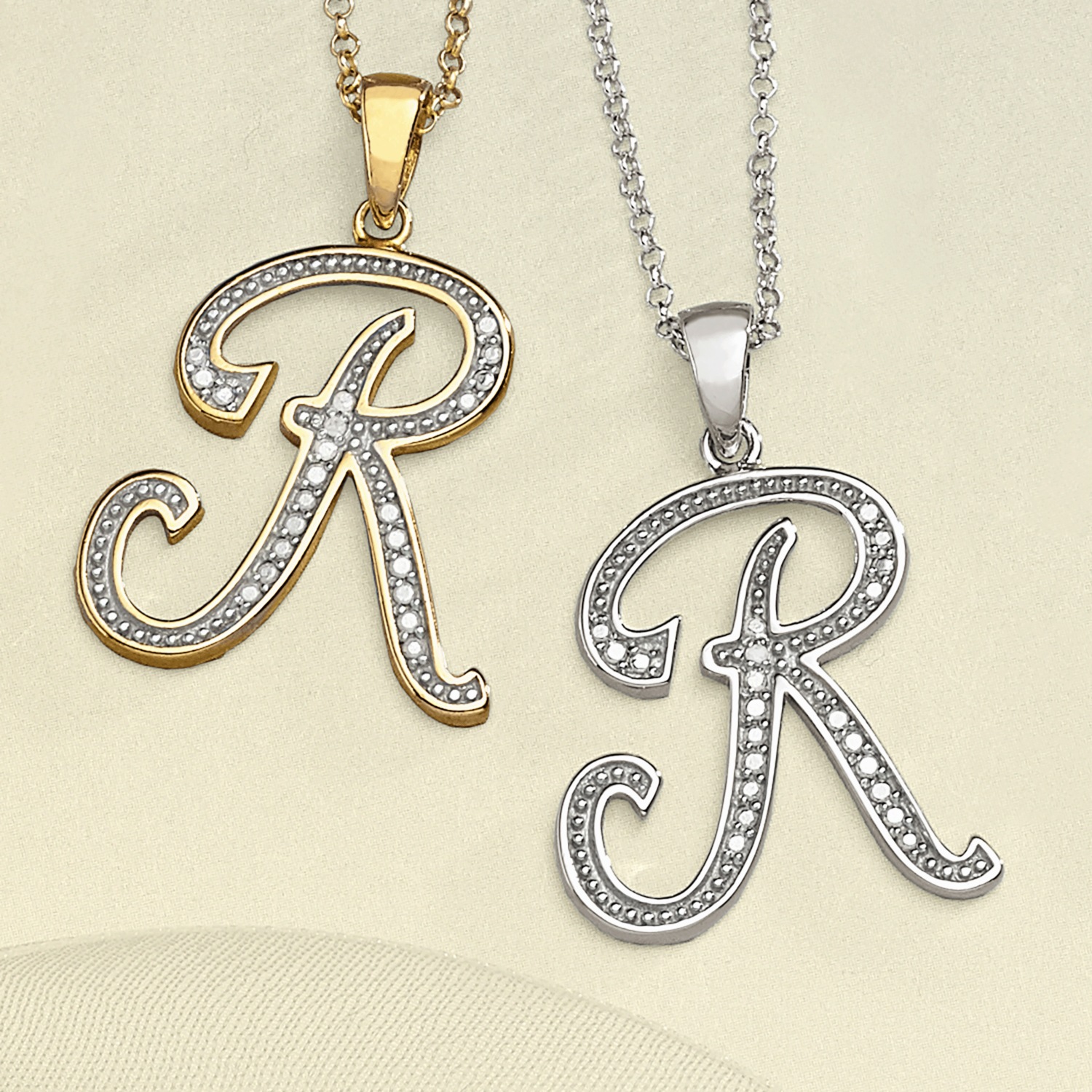 Personalized Initial Diamond Pendant | Ginny's