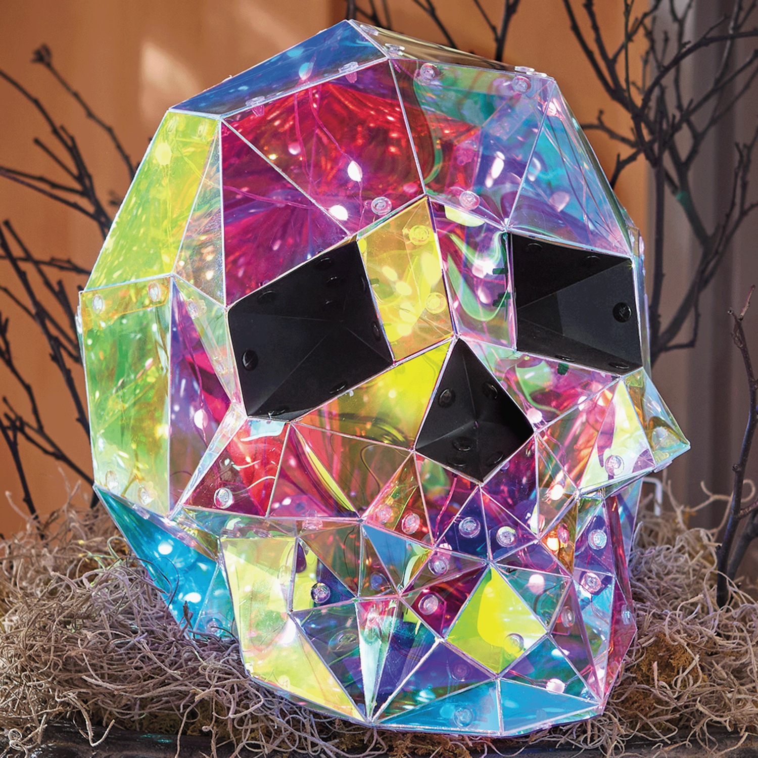 Lit Prism Skull | Ginny's