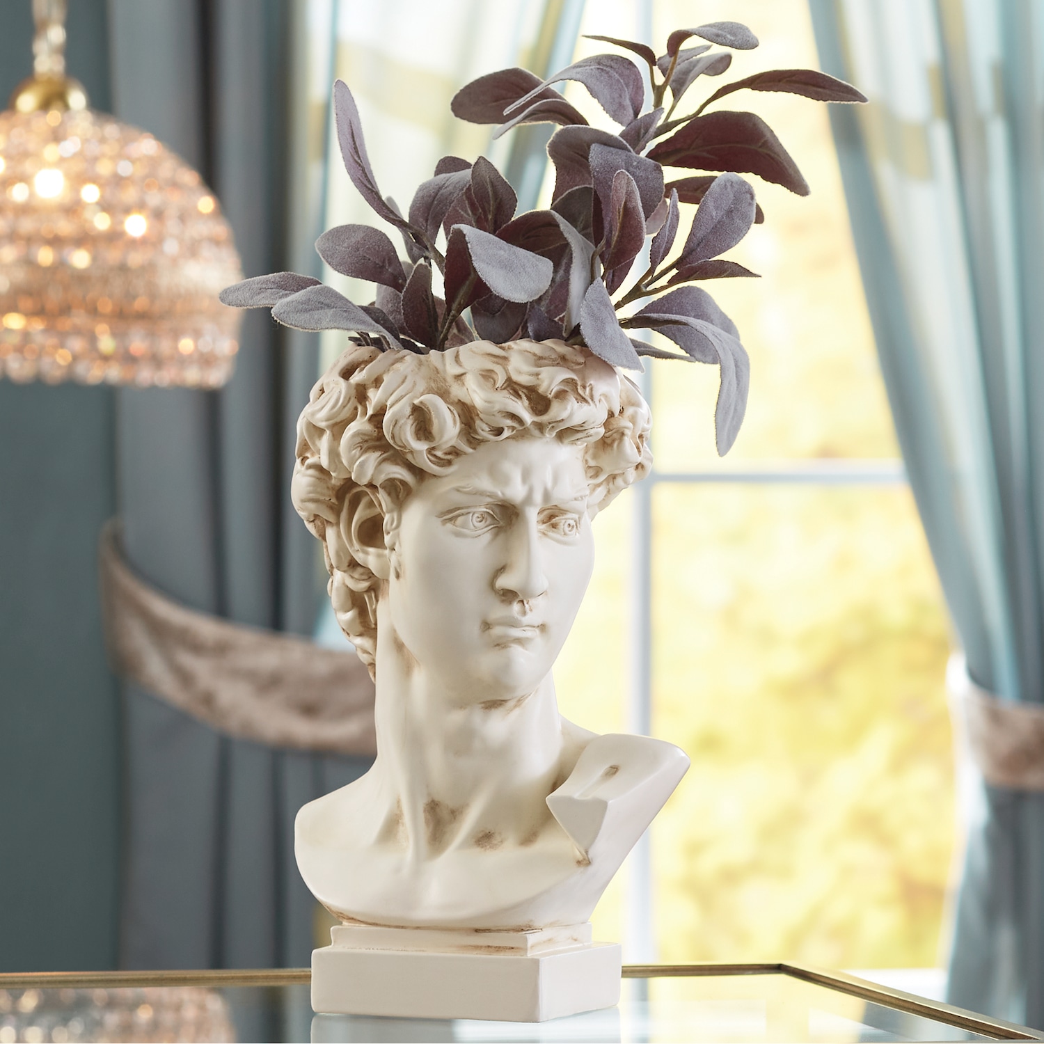 Grecian Bust Planter Vase | Ginny's