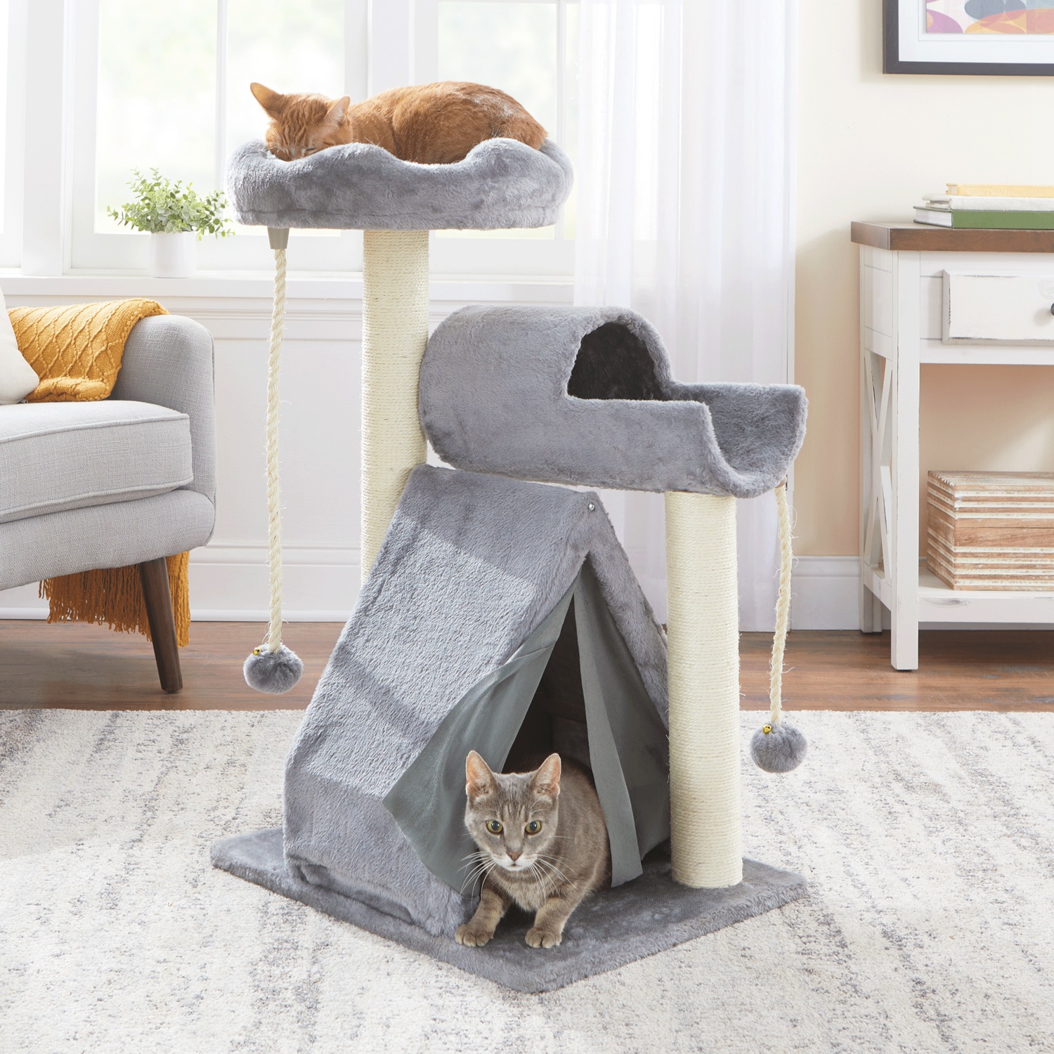 Swiss Mountain Cat Tree Base Camp | Ginny's