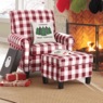Buffalo Check Armchair and Ottoman | Ginny's