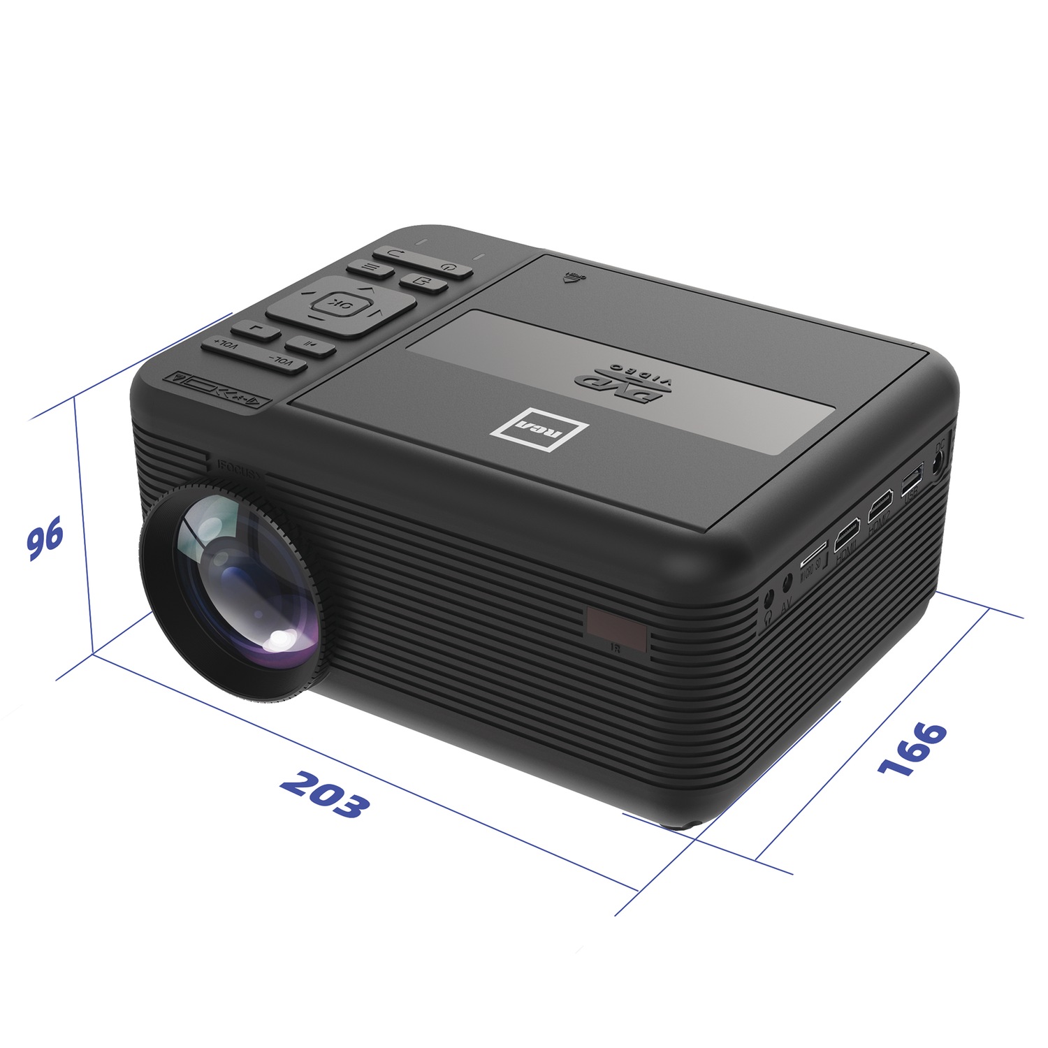 RCA Projector with DVD Player and Screen | Ginny's