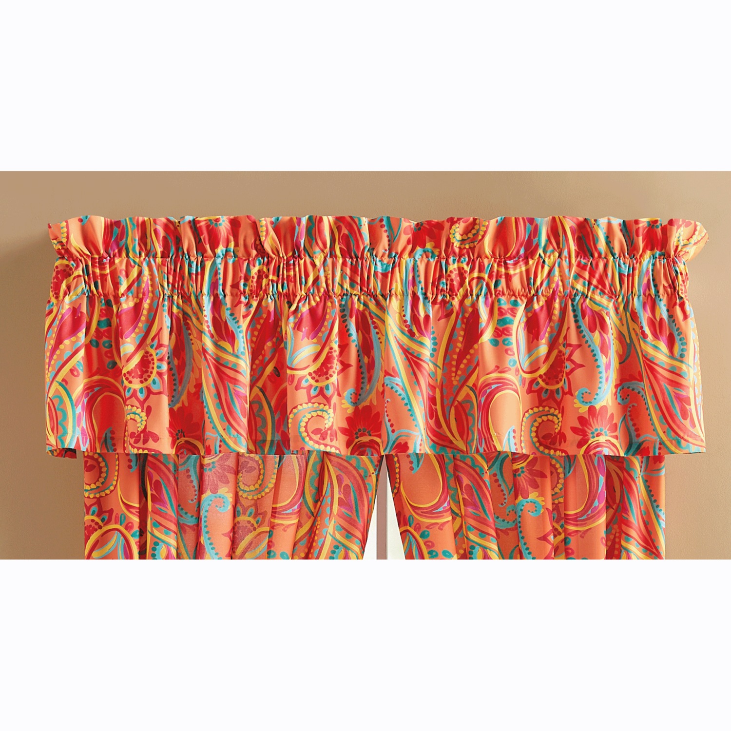 Bright Paisley Complete Bed Set, Panel Pair and Valance | Ginny's