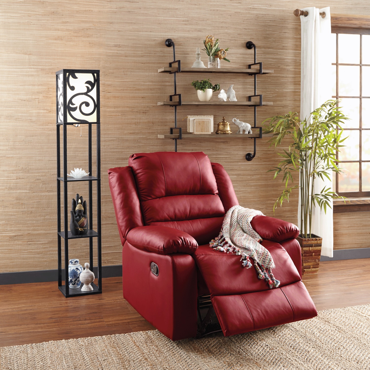 Lau Floor Lamp with Shelves | Ginny's
