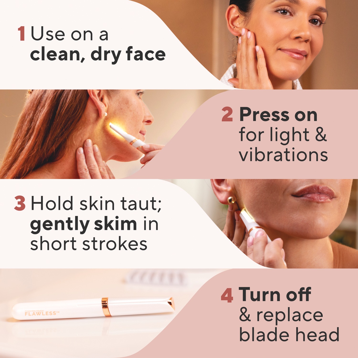 Flawless Dermaplane Glo Sonic | Ginny's