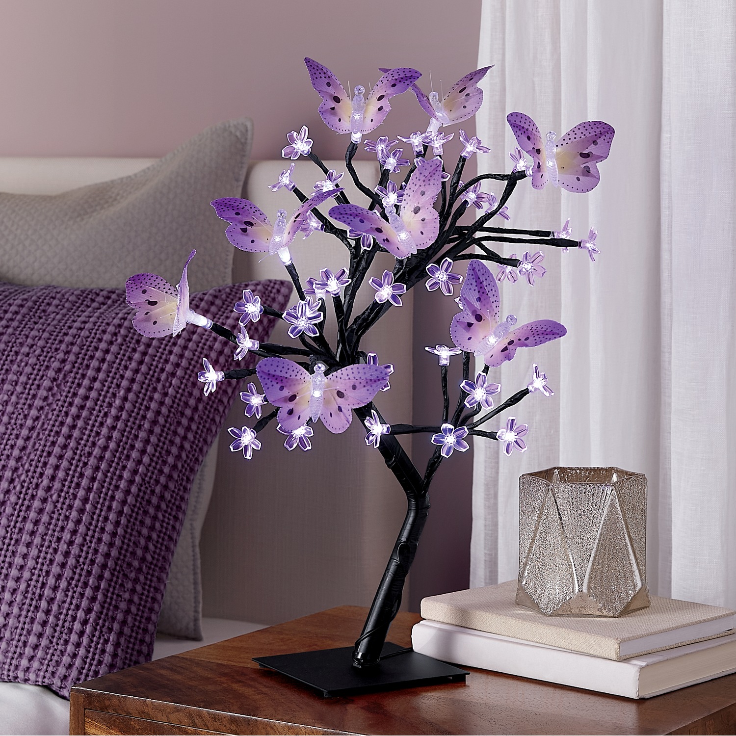 Lighted Butterfly Tree Table Lamp | Ginny's