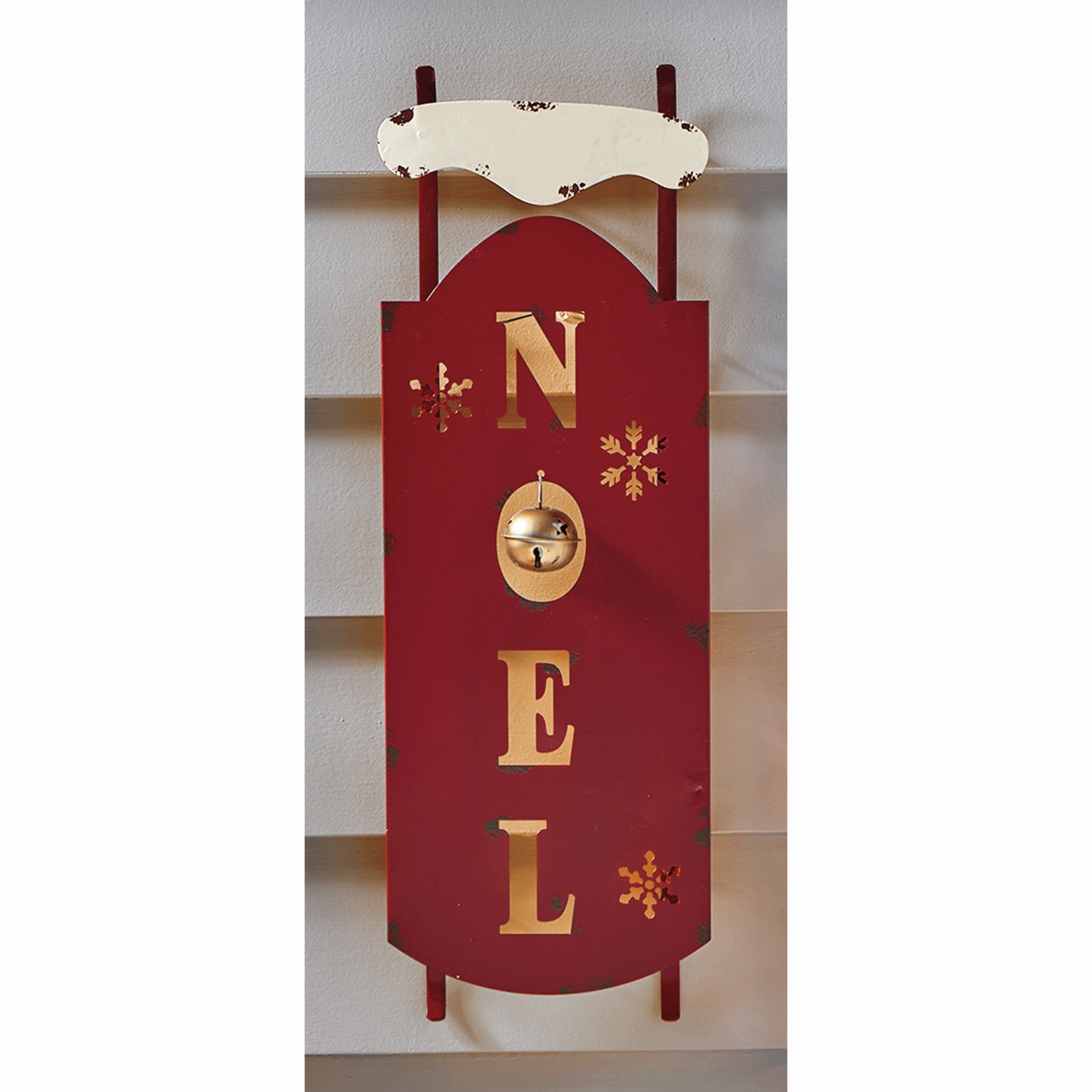 Joy or Noel Lit Sled Porch Sign | Ginny's