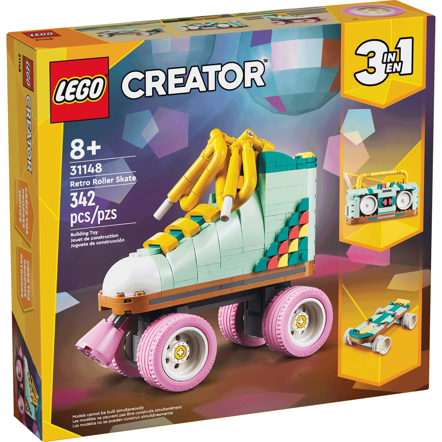 LEGO Creator Retro Roller Skate 3in1 Toy | Ginny's