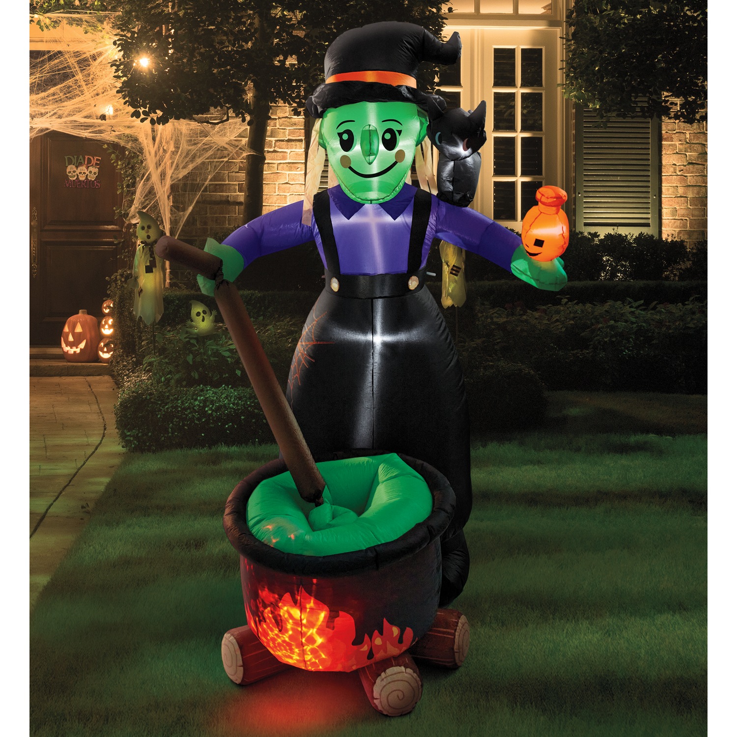 Halloween Witch Inflatable | Ginny's