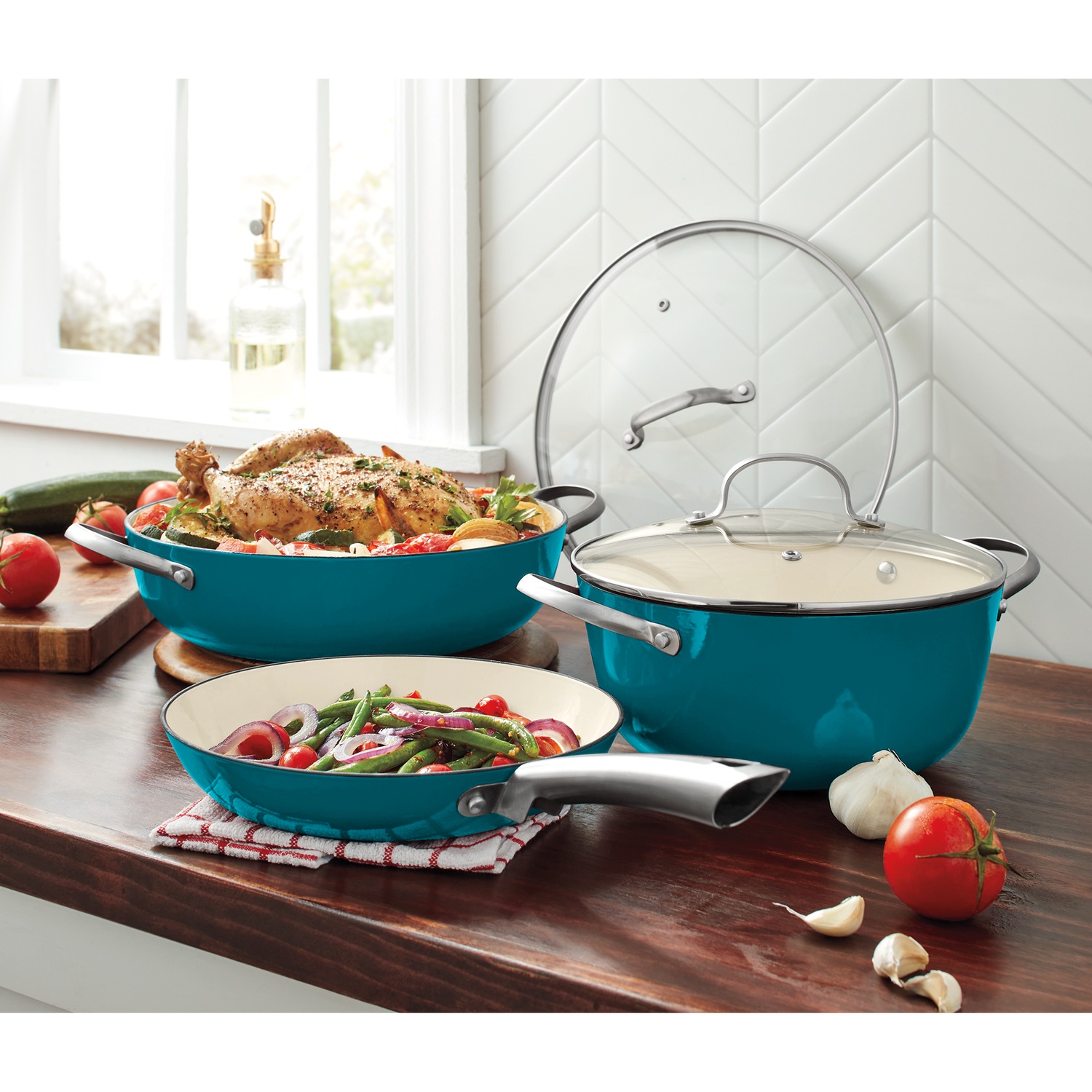 5-Piece Enameled Cast Iron Cookware Set | Ginny's