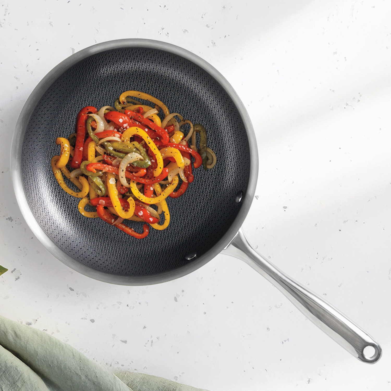 Oster Modessa 9.5" Stainless Steel Nonstick Fry Pan | Ginny's