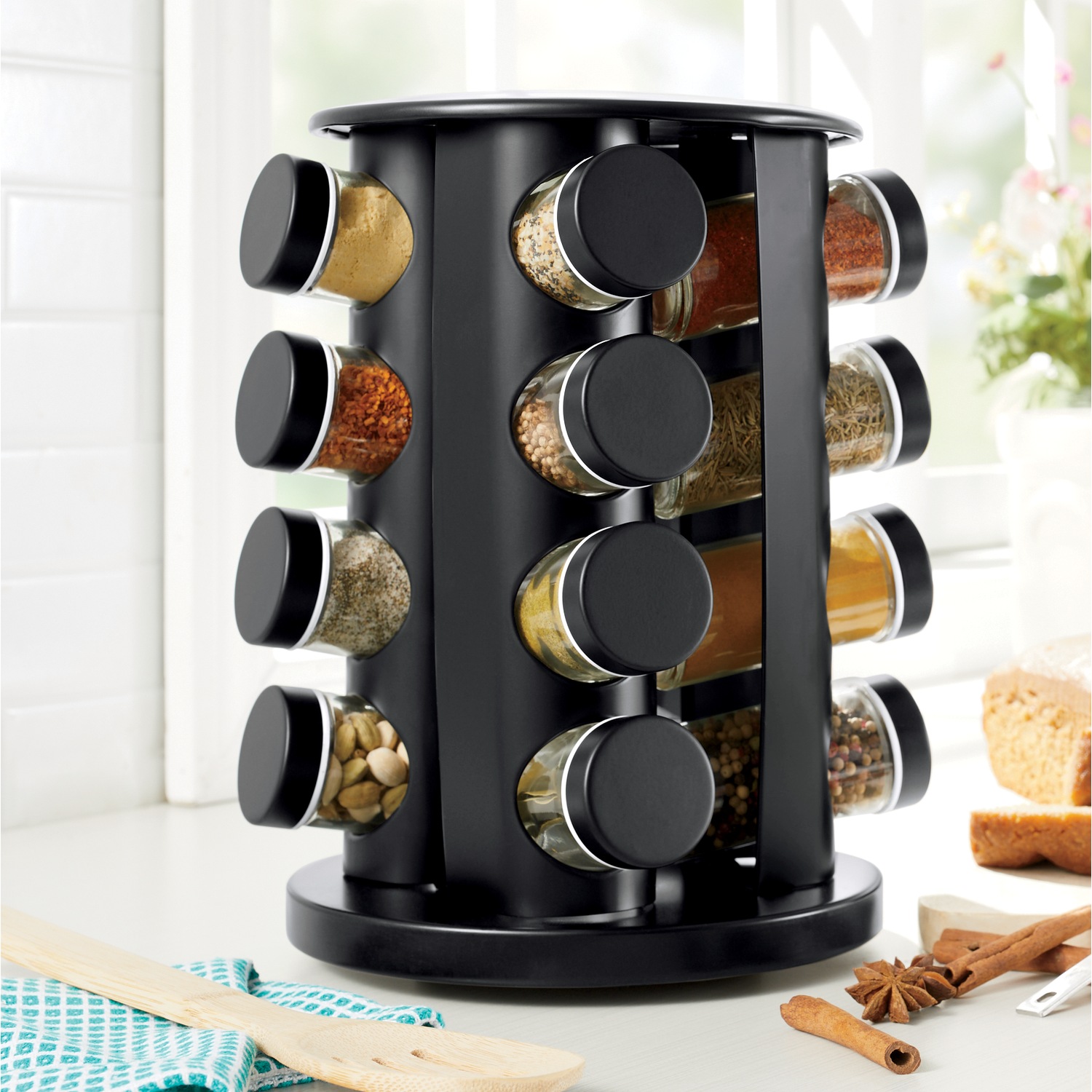 16-Jar Spinning Spice Rack | Ginny's